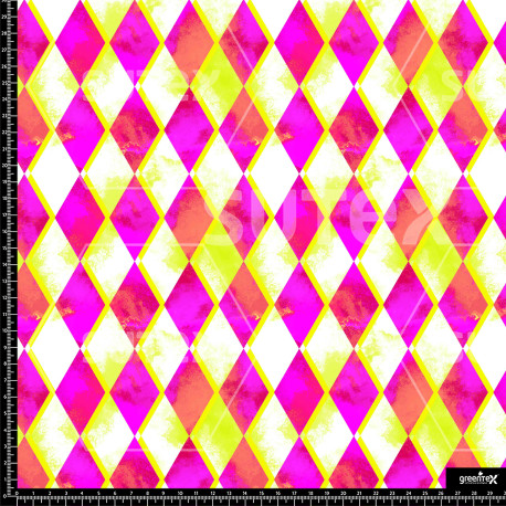 360900 NEON ROMBOS BARBIE ML - Greentex by Sutex