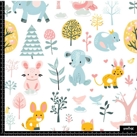 381259 SAI BABY ANIMALS SAI B - Greentex by Sutex